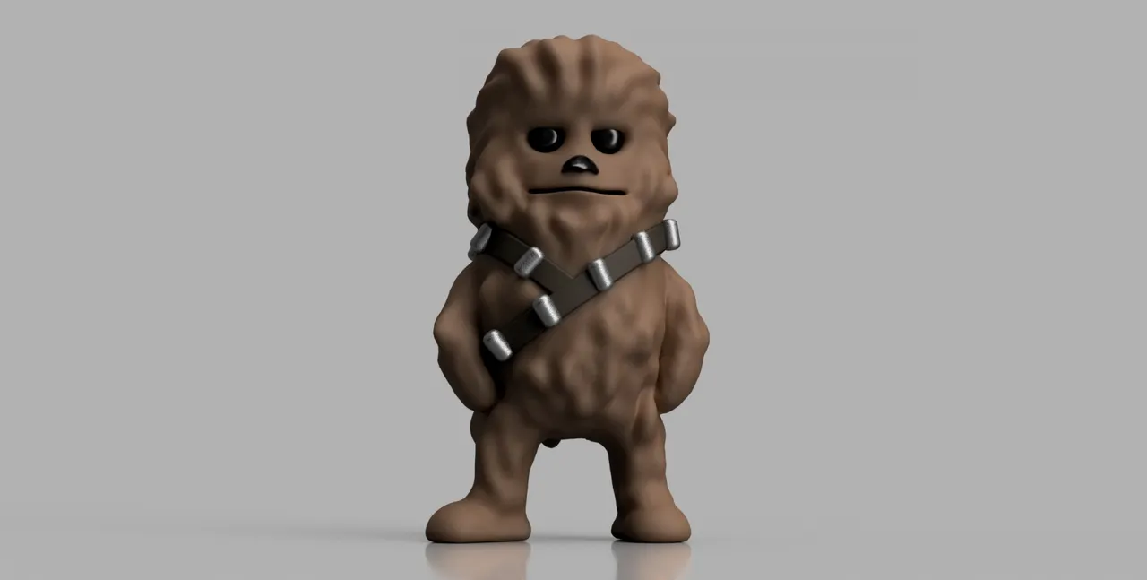 Mini Chewie - Star Wars by Wekster | Download free STL model ...