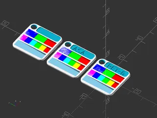Filament swatch by Jack | Download free STL model | Printables.com