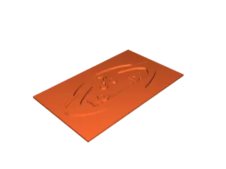 Alabama Crimson Tide Football Logo by kvol | Download free STL model ...