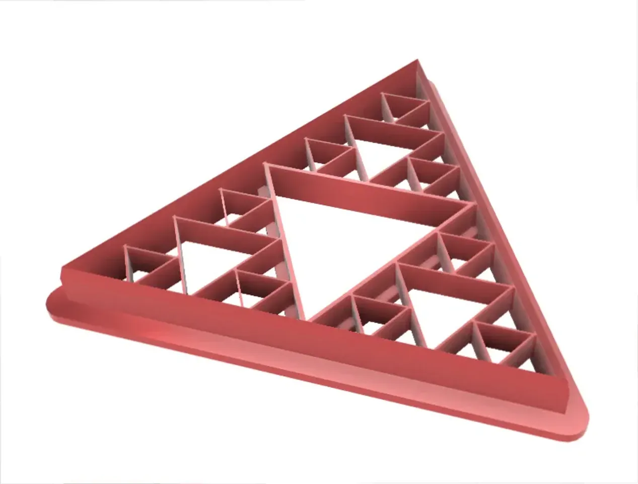 Sierpinski Triangle Cookie Cutter by Androsynth | Download free STL ...