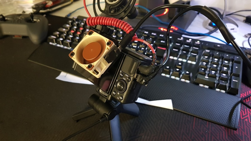 ZV1 Sony Mod for 40x40 Fan by WE are FPV | Download free STL model ...