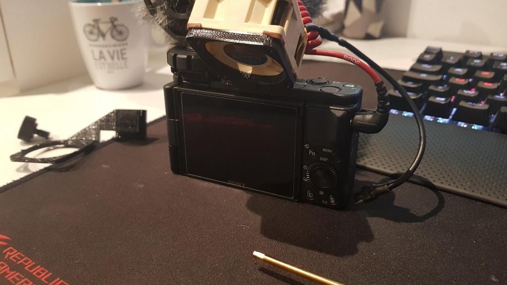 ZV1 Sony Mod for 40x40 Fan by WE are FPV | Download free STL model ...