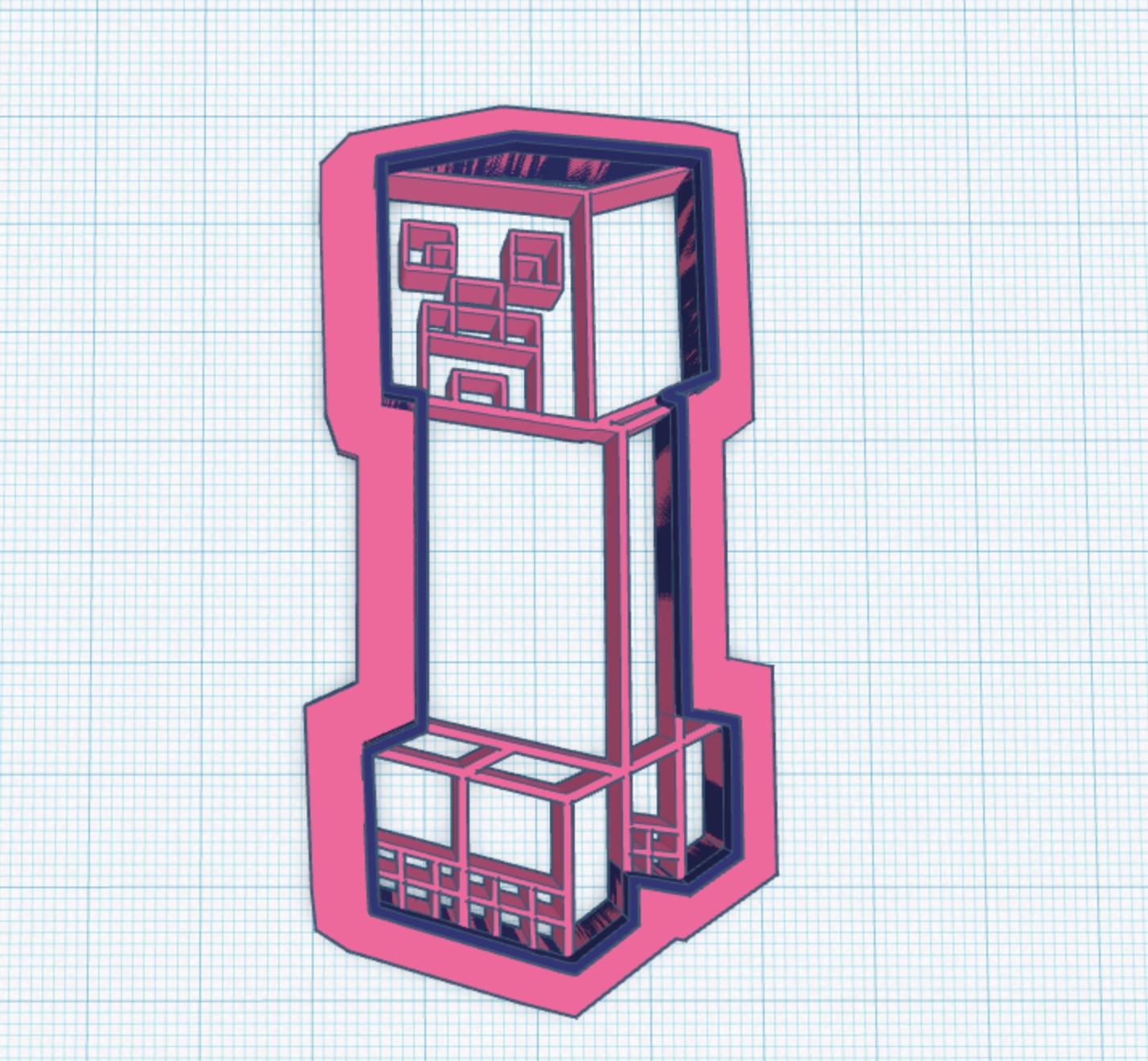 Creeper Cookie Cutter 3.0 by David Smith | Download free STL model ...