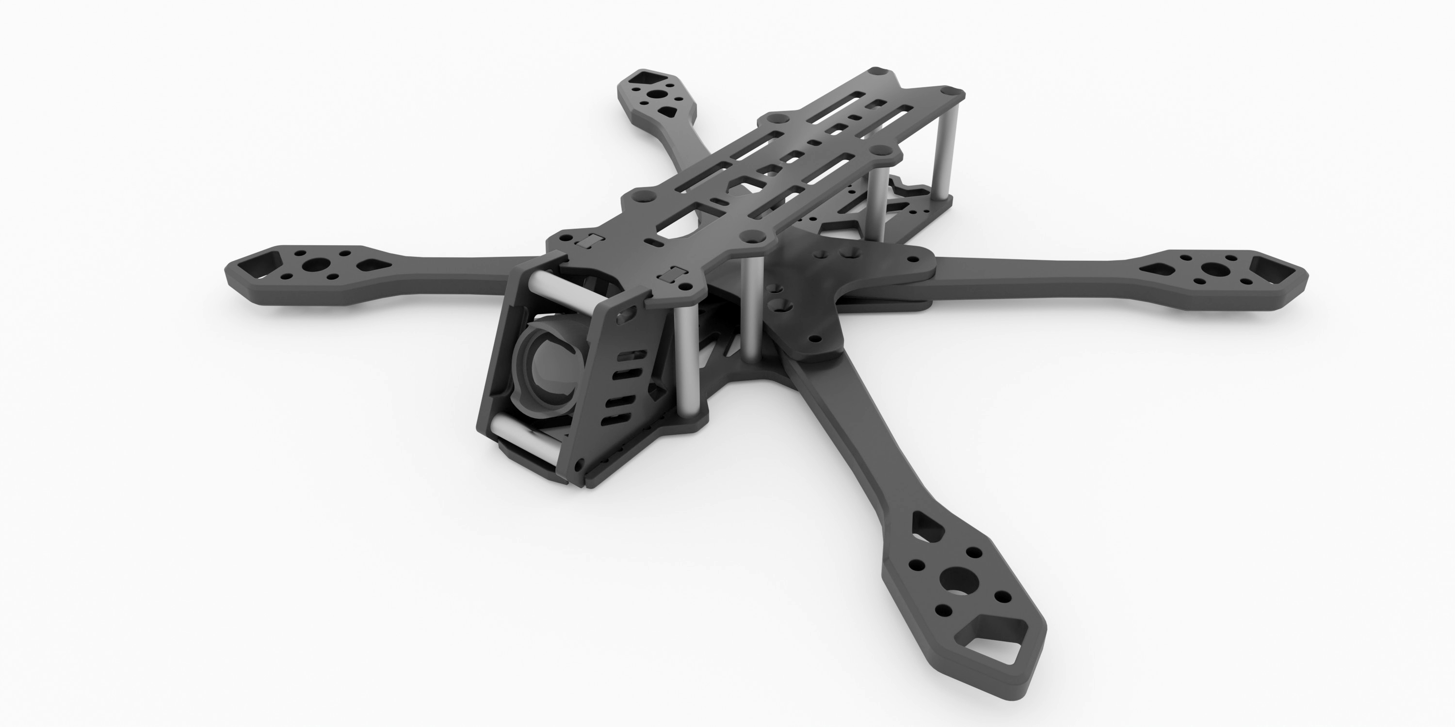 JeNo 5.1" Drone Frame by WE are FPV | Download free STL model ...