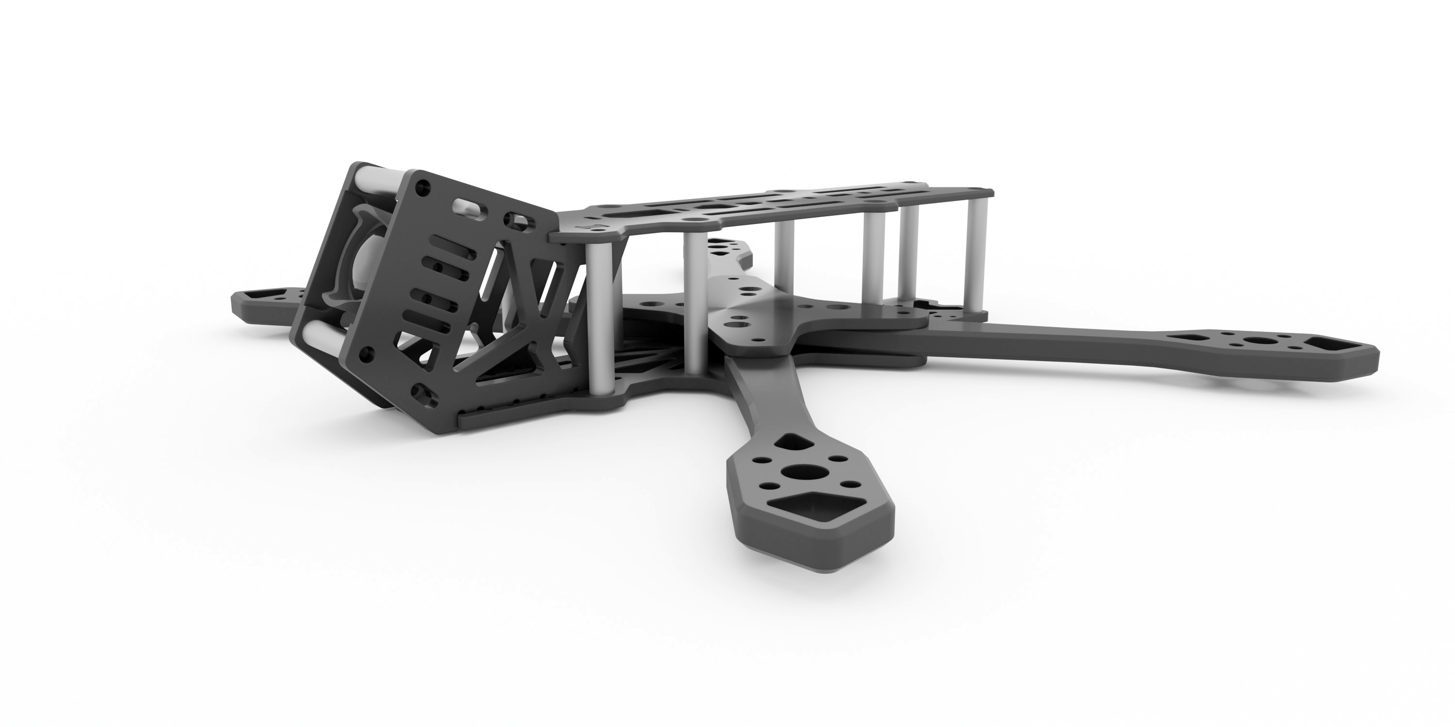 JeNo 5.1" Drone Frame by WE are FPV | Download free STL model ...