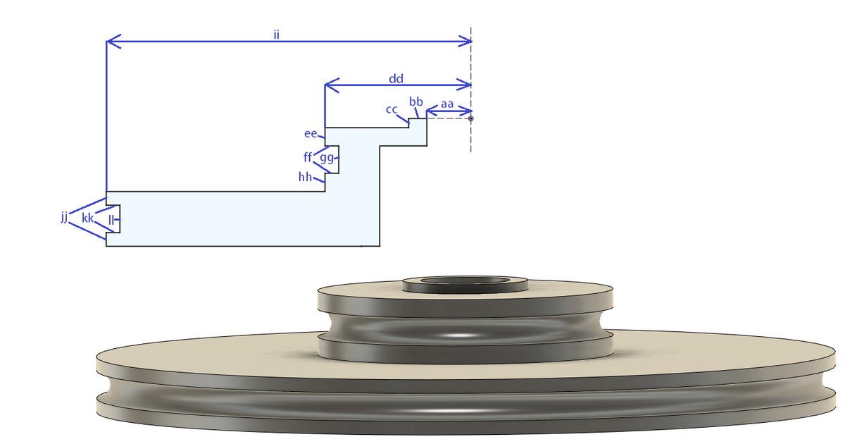 Parameterized Bobbin Generator by Maurice | Download free STL model ...