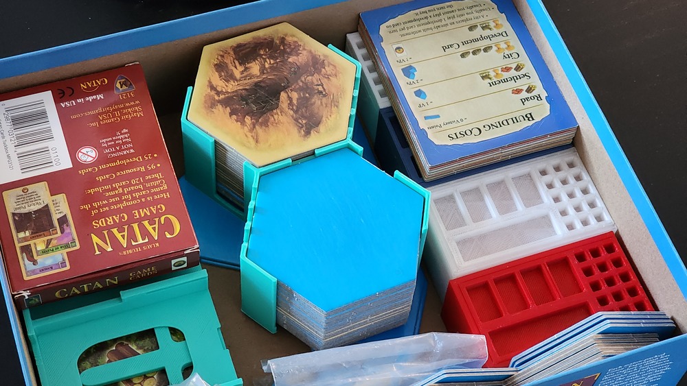 Catan Hexes Storage Insert + Seafarers by gamebae | Download free STL ...