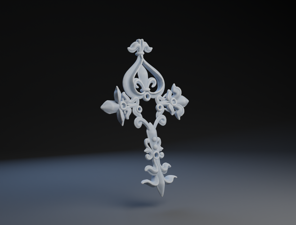 Gothic Pendant by Peter Farell | Download free STL model | Printables.com