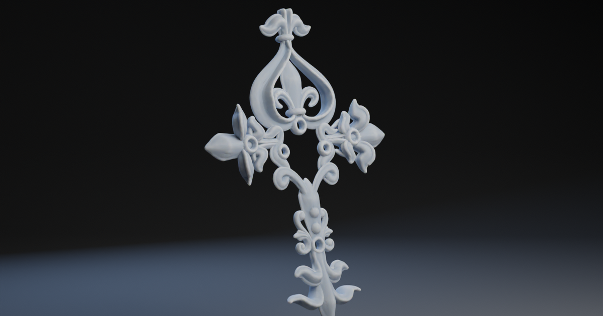 Gothic Pendant by Peter Farell | Download free STL model | Printables.com