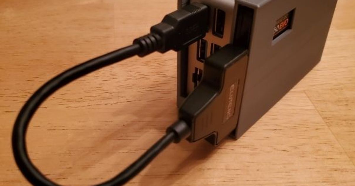 Raspberry Pi 4 Flirc and SSD enclosure by Rob Latour | Download free ...