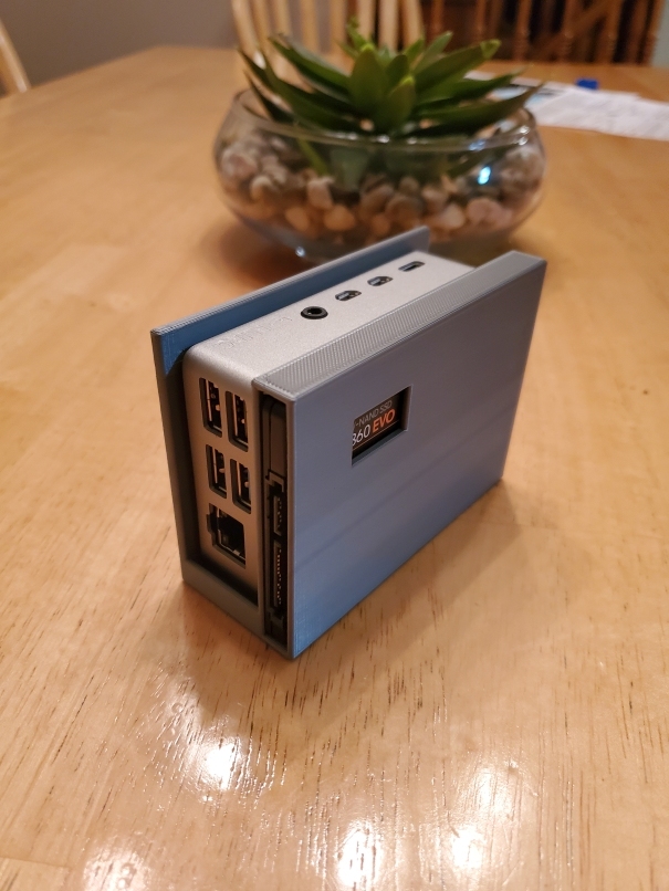 Raspberry Pi 4 Flirc and SSD enclosure by Rob Latour | Download free ...