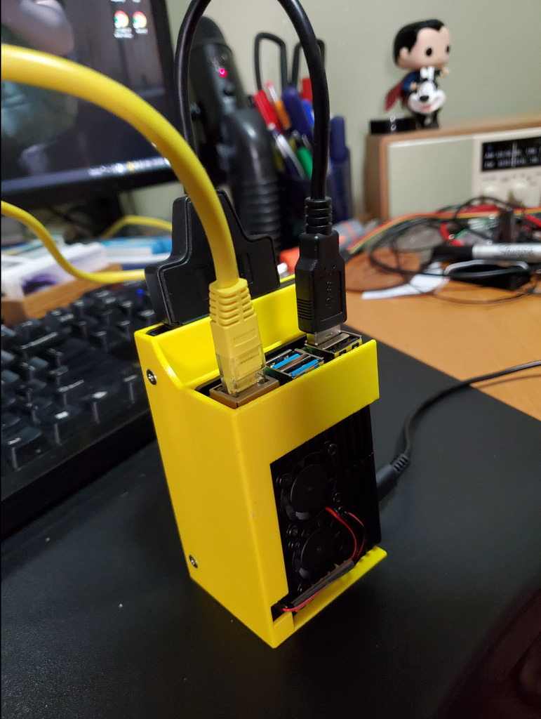 Raspberry PI + SSD case by Rob Latour | Download free STL model ...