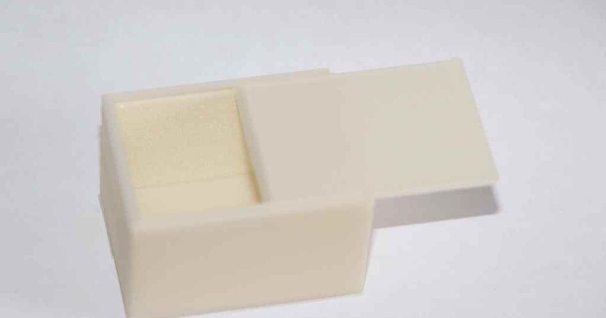 Box with sliding lid by Rob Latour | Download free STL model ...