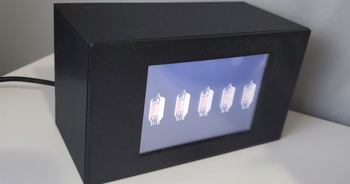 Nextion 3.5 inch screen project box with usb cable power opening by Rob ...