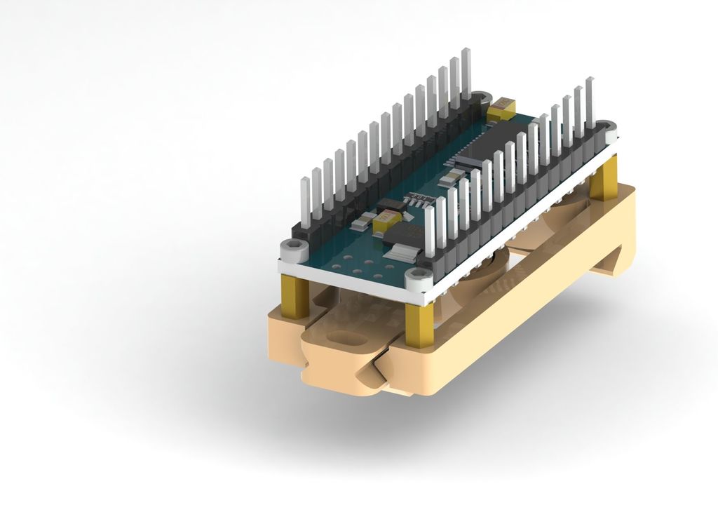 Arduino Nano DIN rail mount by KaosuNeko | Download free STL model ...