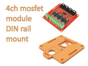 Arduino Nano DIN rail mount by KaosuNeko | Download free STL model ...
