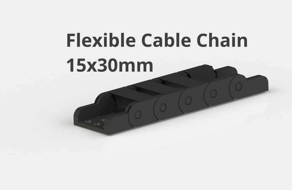 Cable Chain 15x30mm Flexible Drag by KaosuNeko | Download free STL ...