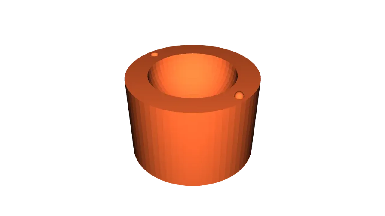 50mm ice ball mold by PatchesM1 | Download free STL model | Printables.com