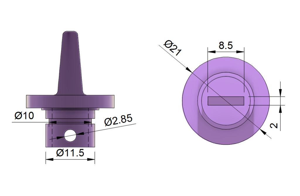 Door lock knob by KaosuNeko | Download free STL model | Printables.com