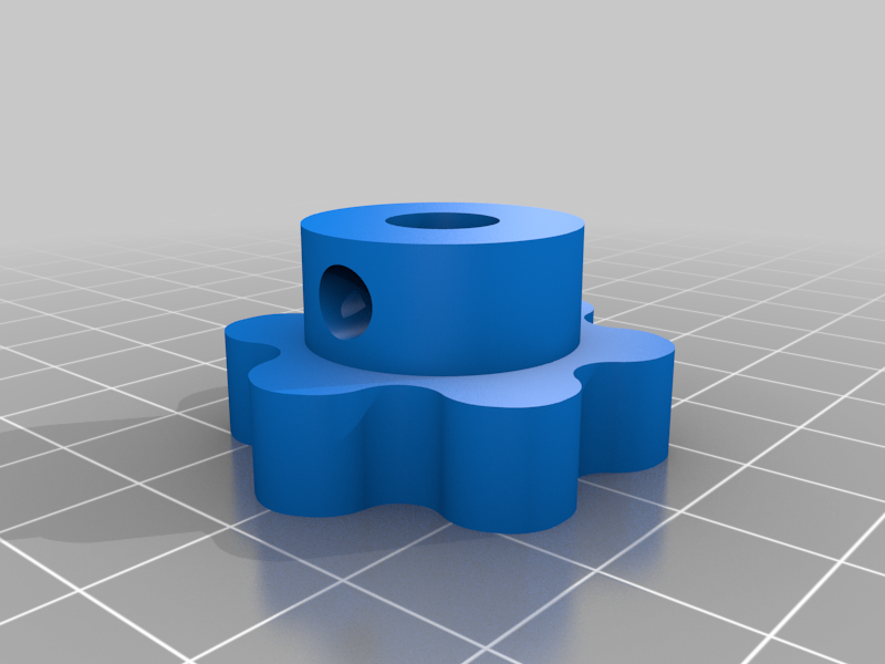 T8 Lead Screw CNC 3018 Hand Wheel by KaosuNeko | Download free STL ...