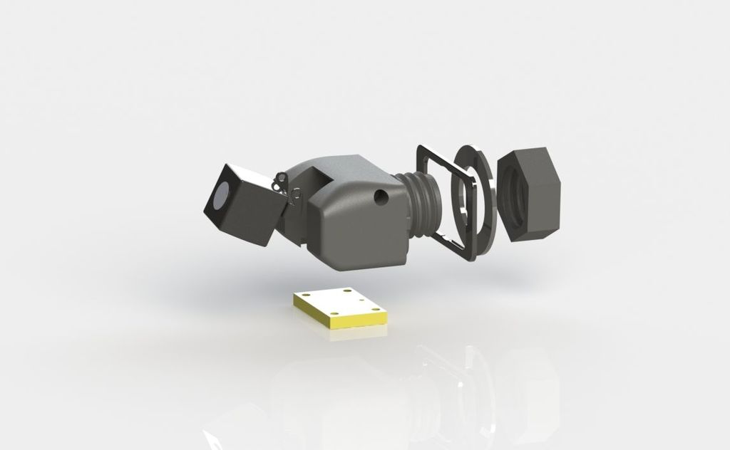 Rearview camera mount with vehicle registration light for GAZ auto by KaosuNeko | Download free ...