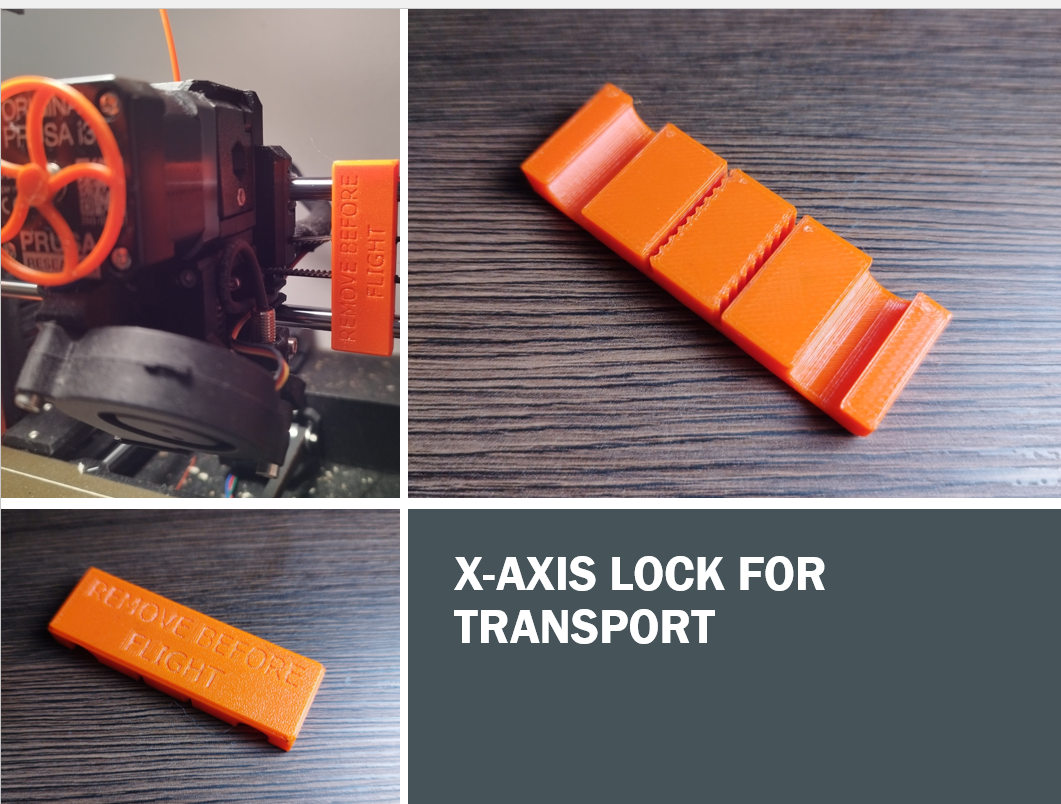 X-Axis lock for transport by Logi | Download free STL model ...