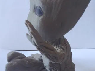 Waving Groot by Linux User Group Oberschwaben | Download free STL model ...