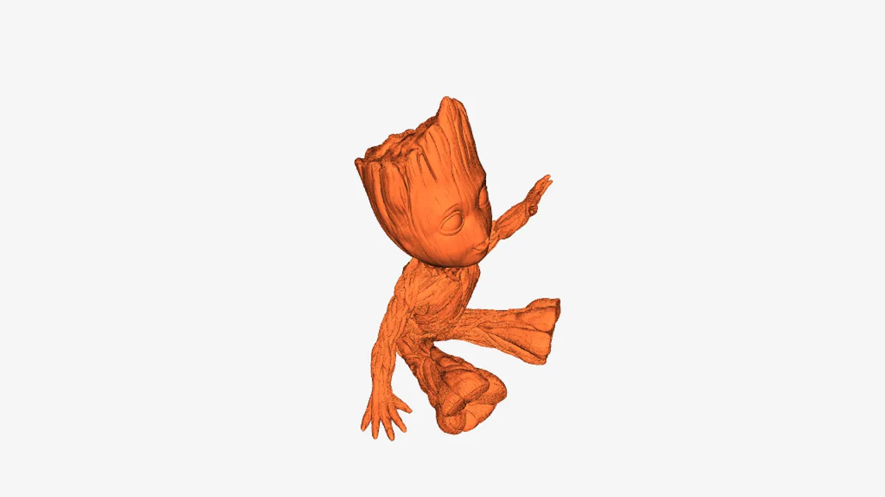 Waving Groot by Linux User Group Oberschwaben | Download free STL model ...