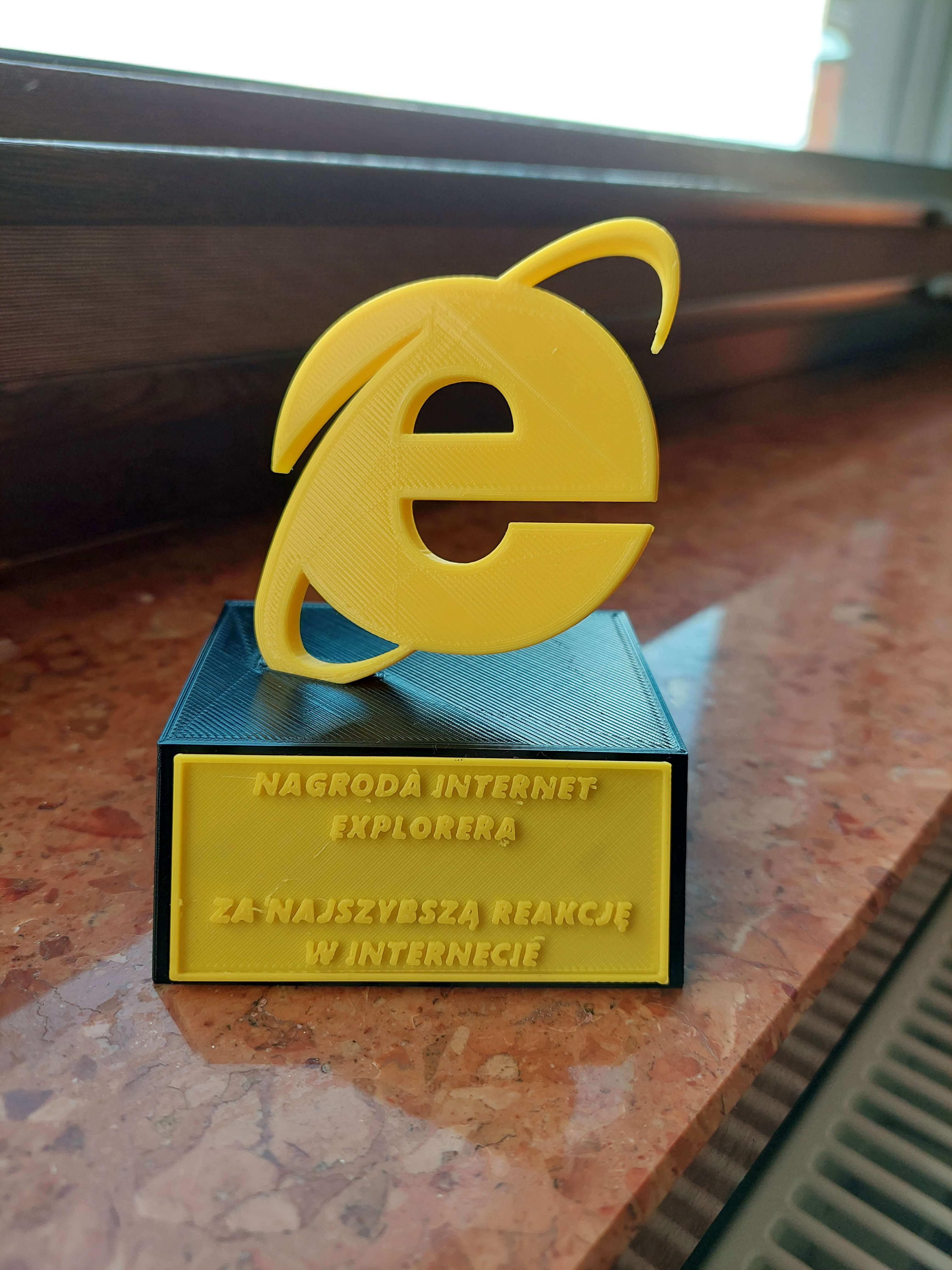 Internet Explorer award by Sciecha9 | Download free STL model ...