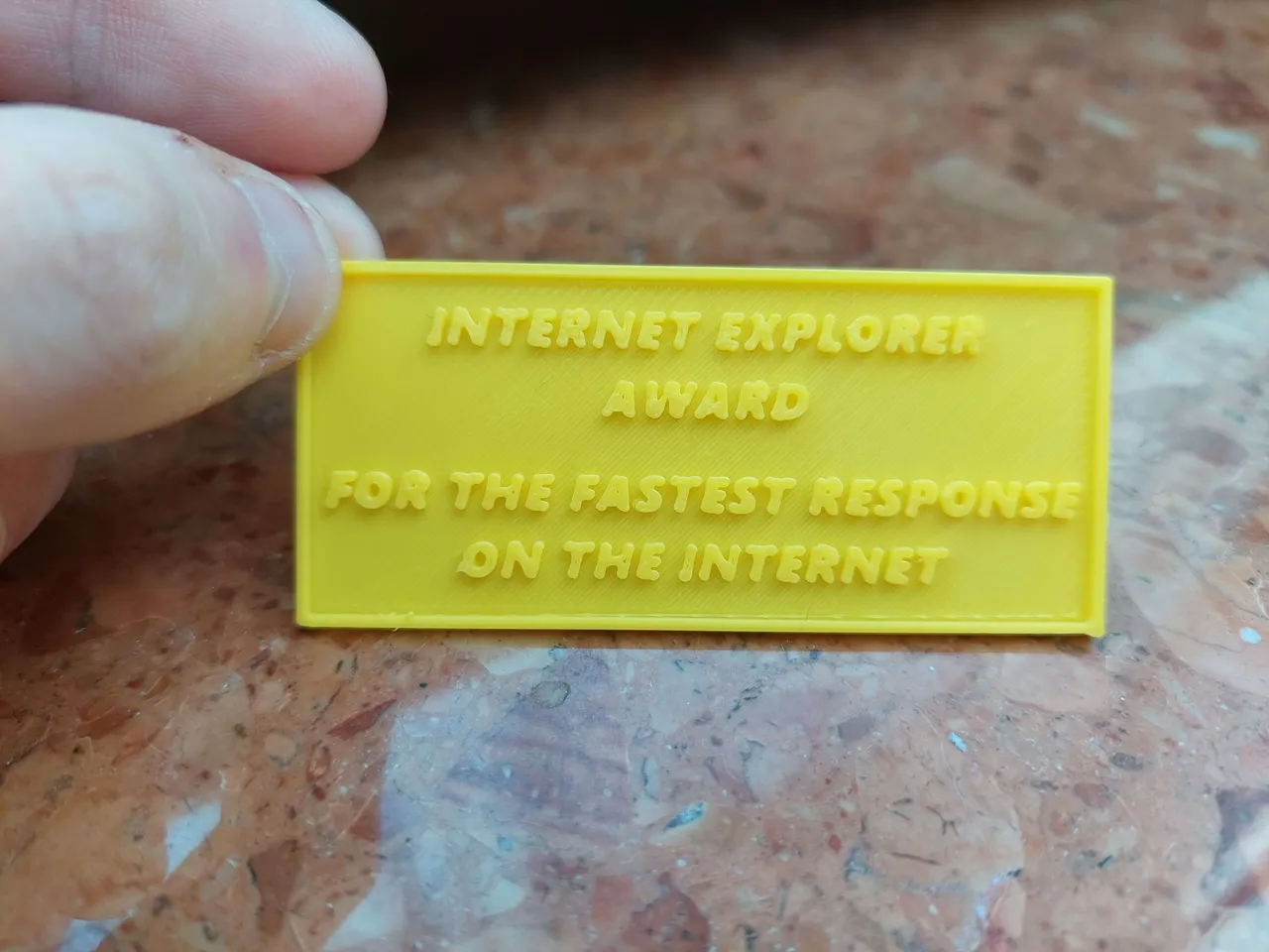 Internet Explorer award by Sciecha9 | Download free STL model ...