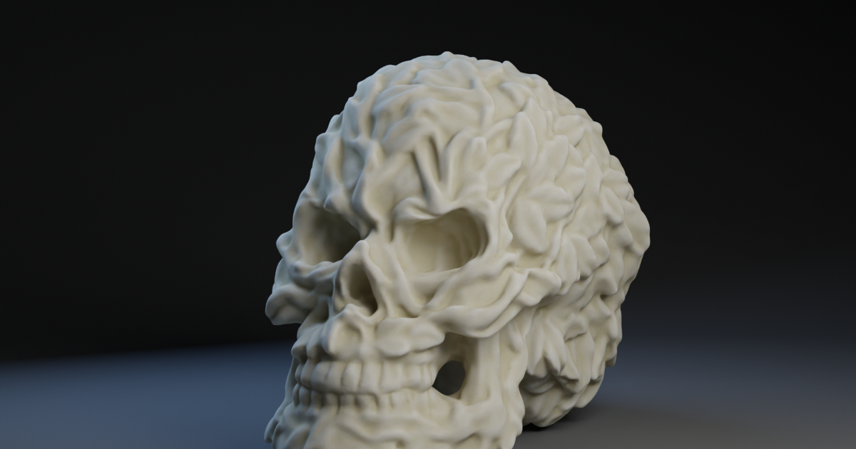 Forest Floor Skull by Peter Farell | Download free STL model ...