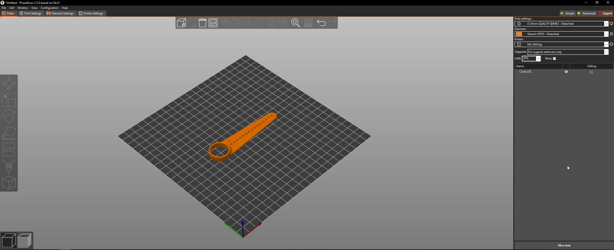 Circle-drawing auxiliary tool (Rotio Compass) by slavik kopanov ...