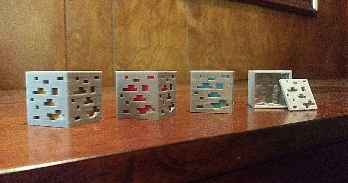 Minecraft Ore by Thunder Nut | Download free STL model | Printables.com