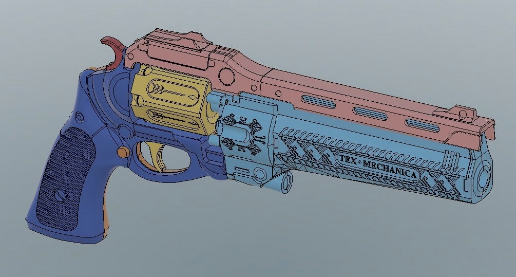 DESTINY 2 - THE LAST WORD HAND CANNON by jdflute | Download free STL ...