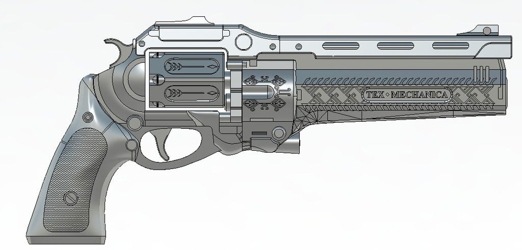 DESTINY 2 - THE LAST WORD HAND CANNON by jdflute | Download free STL ...