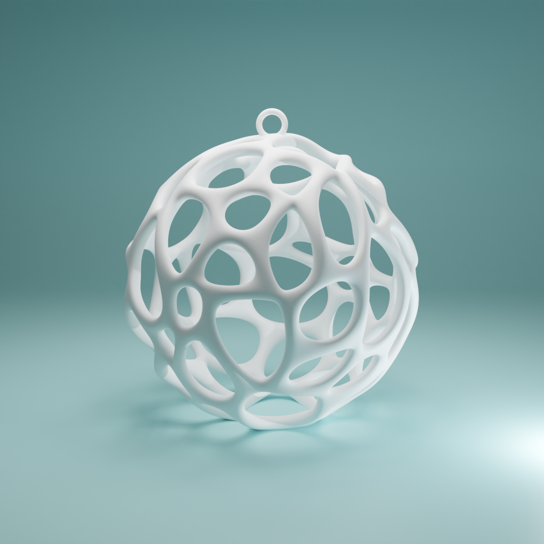 Decorative Voronoi Sphere Ornament autorstwa NineZulu | Pobierz darmowy ...
