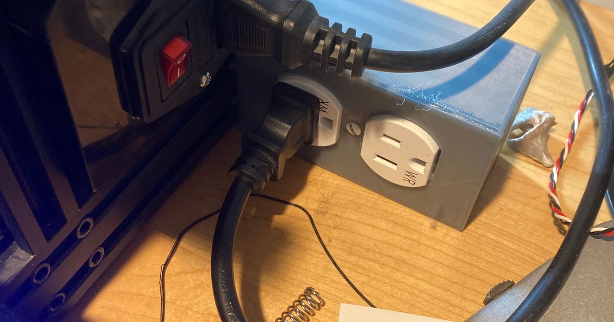 printer outlet box by matt watson | Download free STL model ...