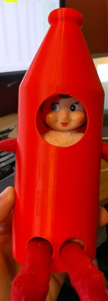Elf on a shelf in a bottle by iv | Download free STL model | Printables.com