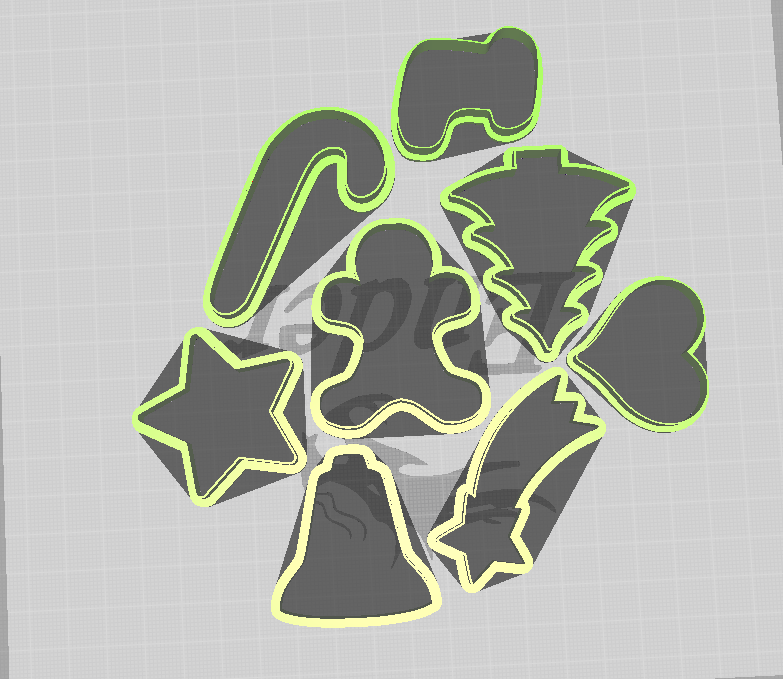 Clasical Gingerbread cutter set by Matīss Rapša | Download free STL ...