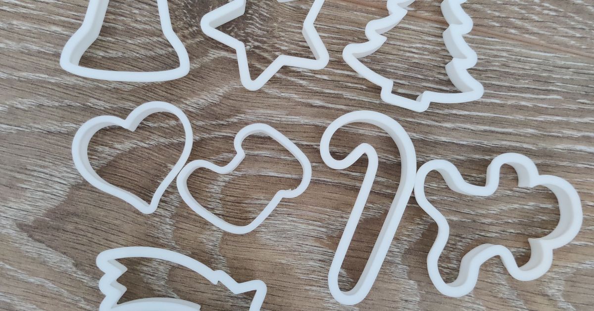 Clasical Gingerbread cutter set by Matīss Rapša | Download free STL ...