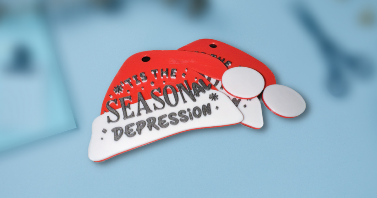 'Tis the Seasonal Depression Sign & Ornament by markury | Download free ...