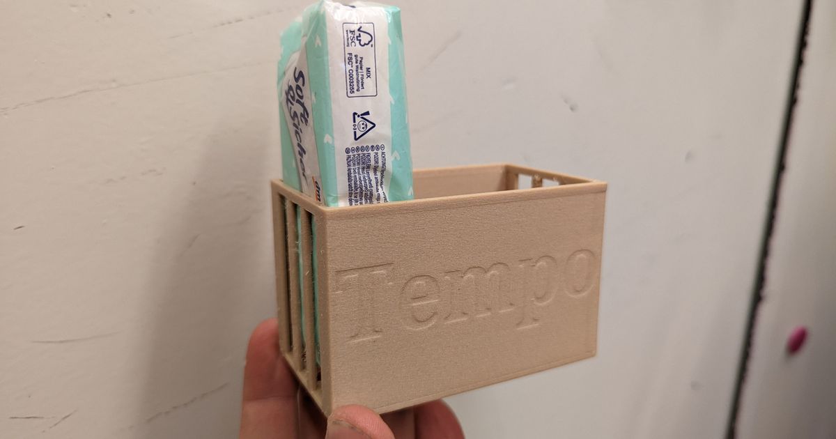 Tempo Box - handkerchief Box by Scared__Bunny | Download free STL model ...