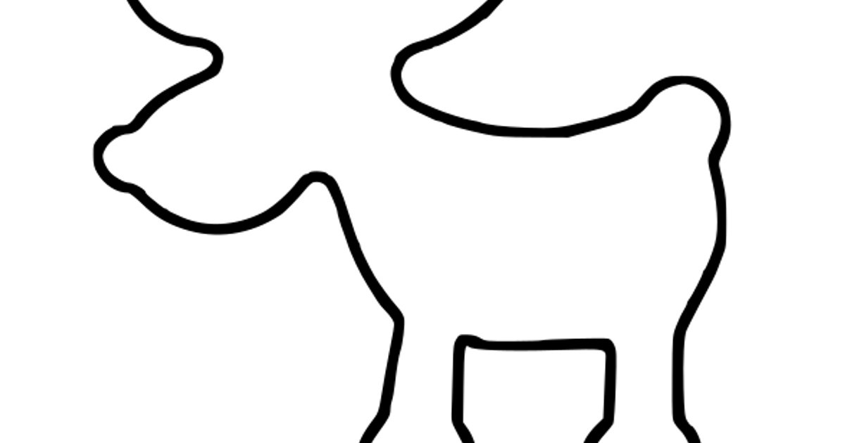 Cookie cutter in a shape of Reindeer by Ondra | Download free STL model ...