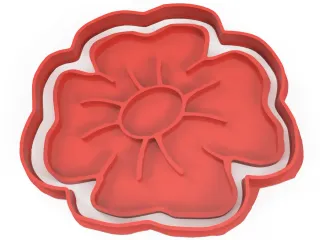 Poppy cookie cutter by alex williams | Download free STL model ...