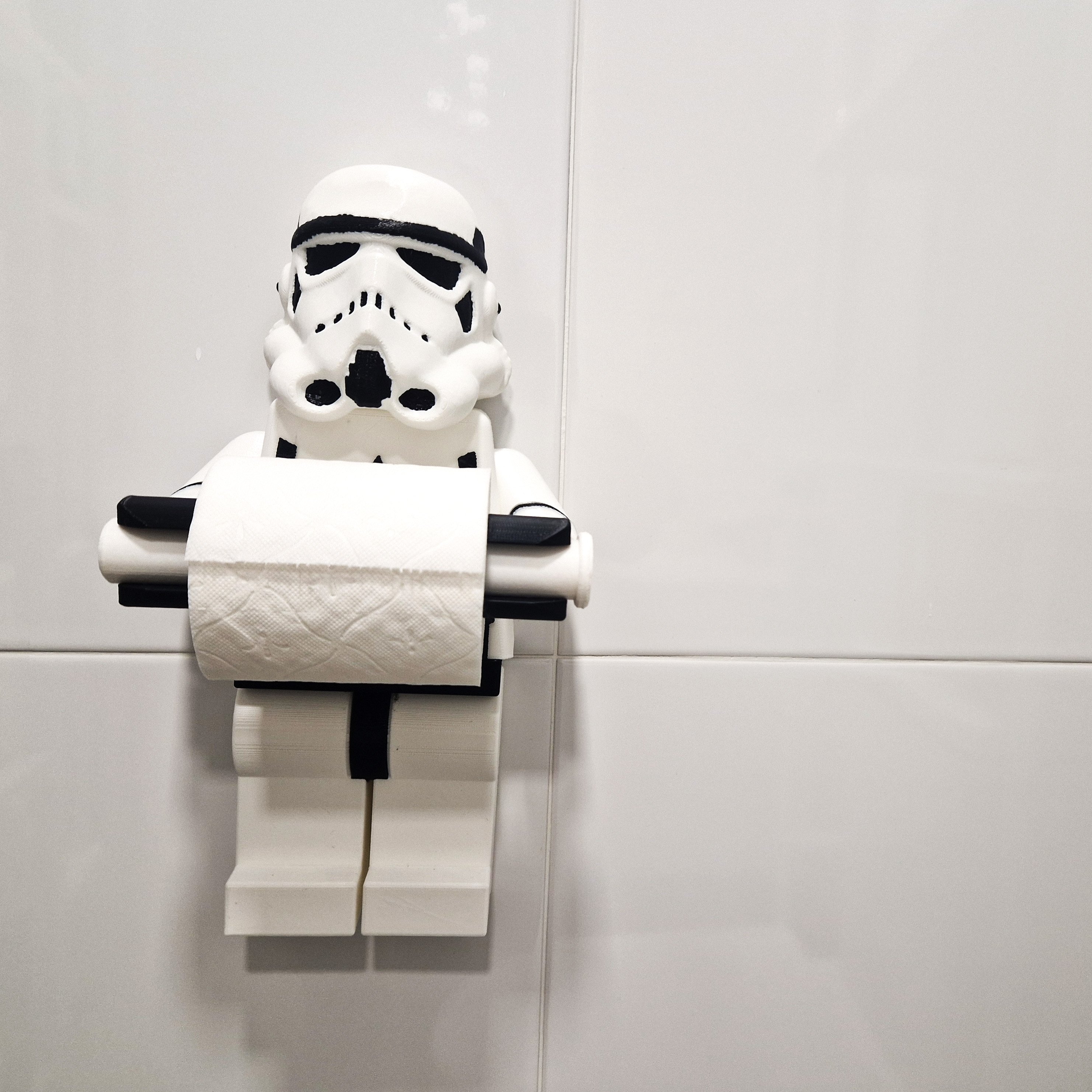 SOPORTE PAPEL WC_STORMTROOPER LEGO by Control 3D | Download free STL ...