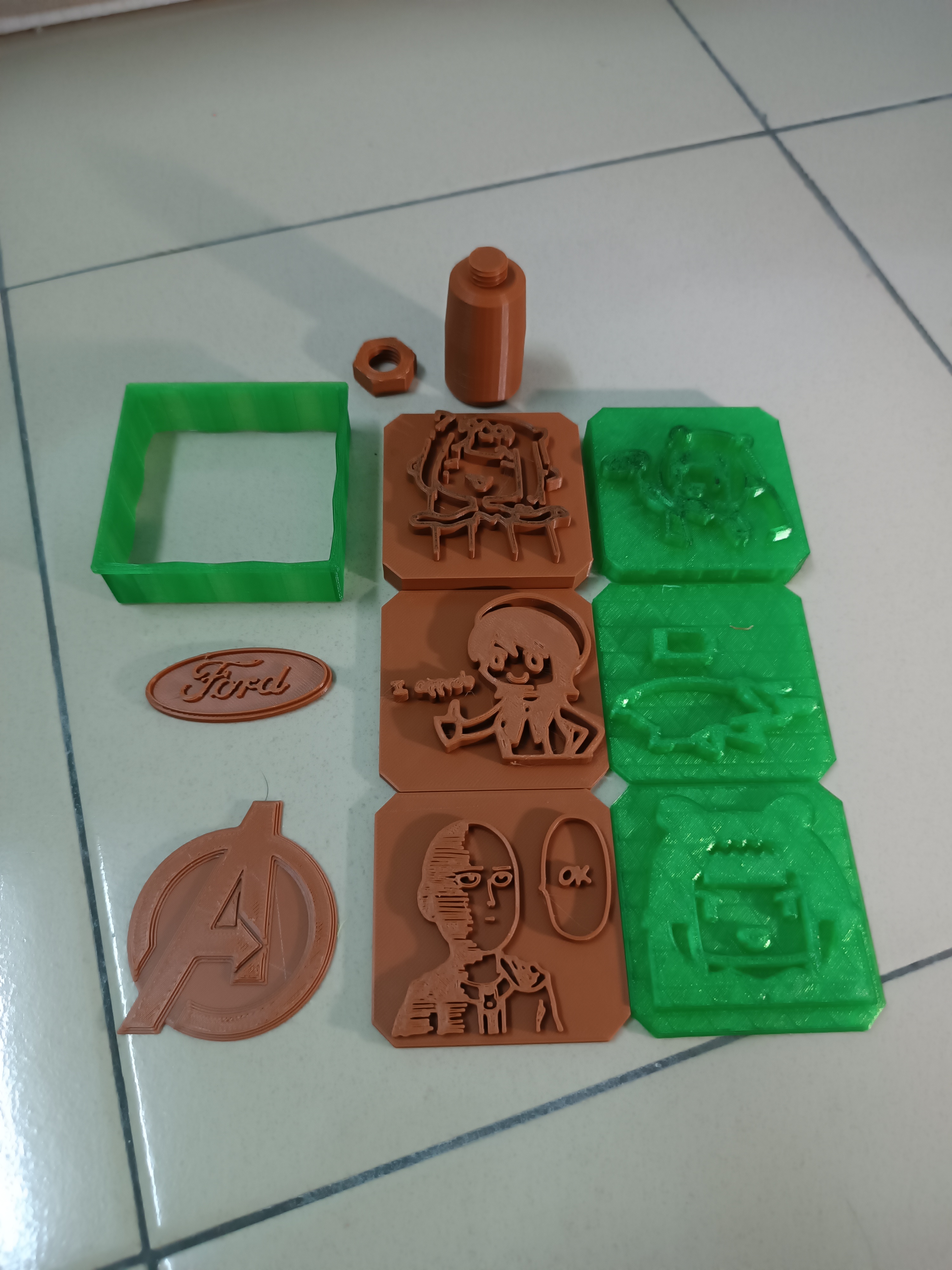 Universal adaptor- Cookie stamp, Logo, Ink stamp by FANMADE_3DPRINTABLE ...