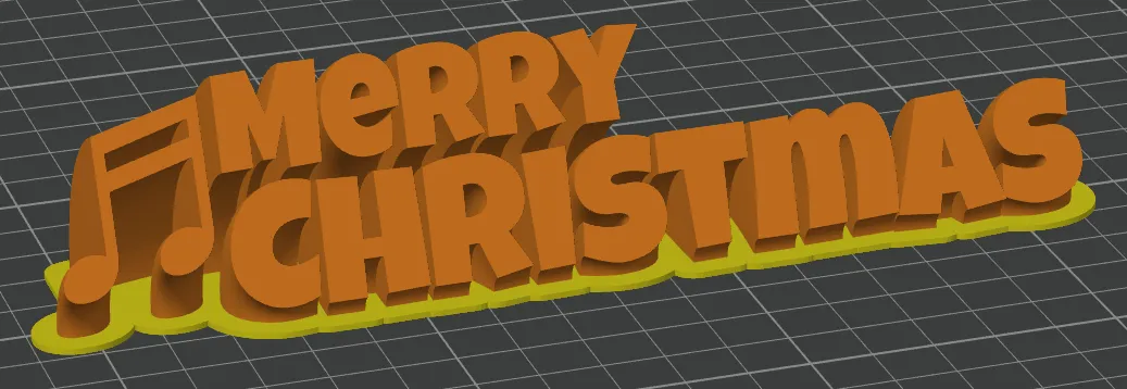 Merry Christmas by Alvin Pan | Download free STL model | Printables.com