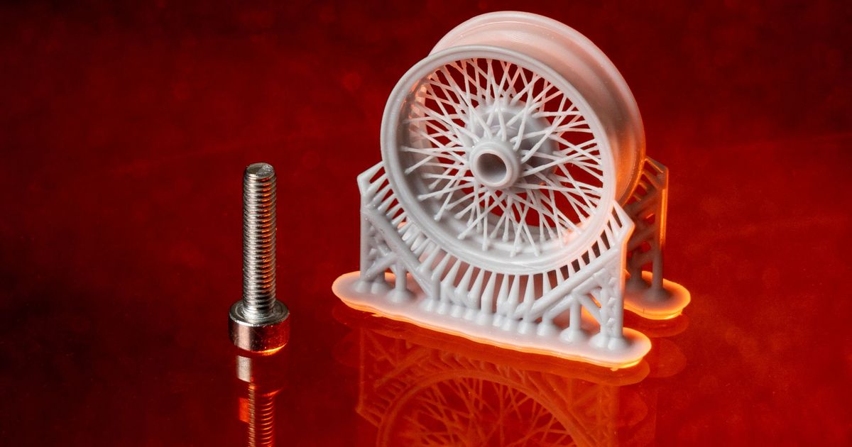 Borrani style wire-spoked wheel by Vladimir Kafka | Download free STL ...