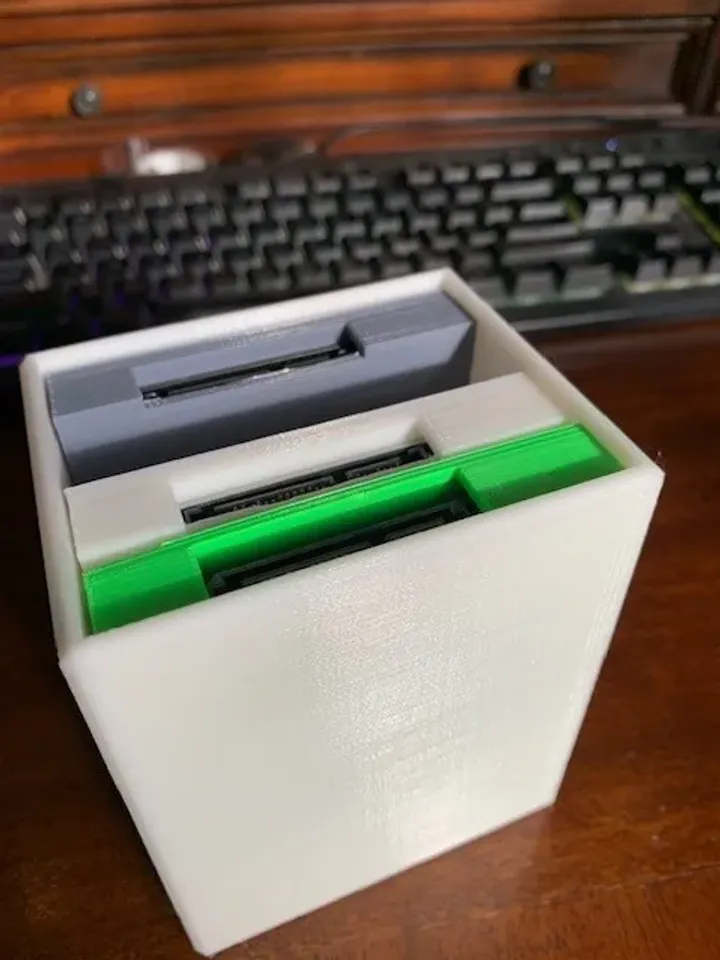 Hard Drive Enclosure Storage by Justin Spanier | Download free STL ...