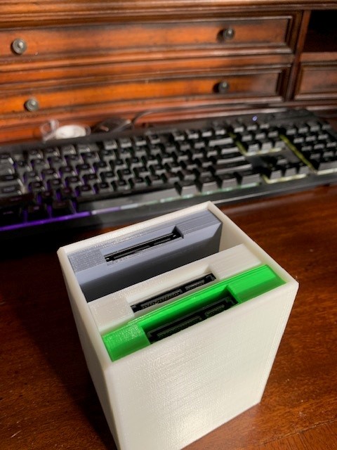 Hard Drive Enclosure Storage by Justin Spanier | Download free STL ...